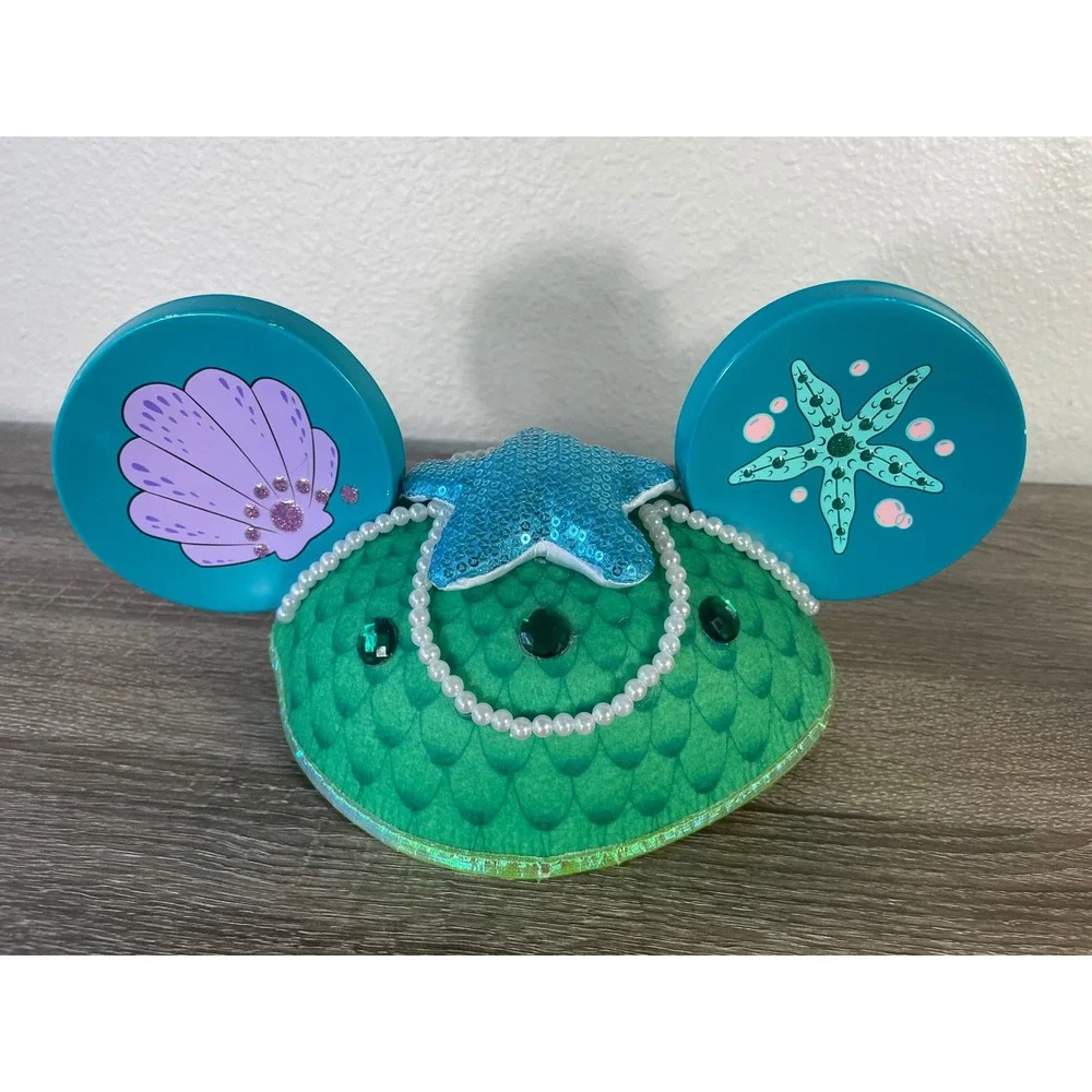 Disney | Accessories | Disney Parks Little Mermaid Ariel Mickey Ear Hat ...